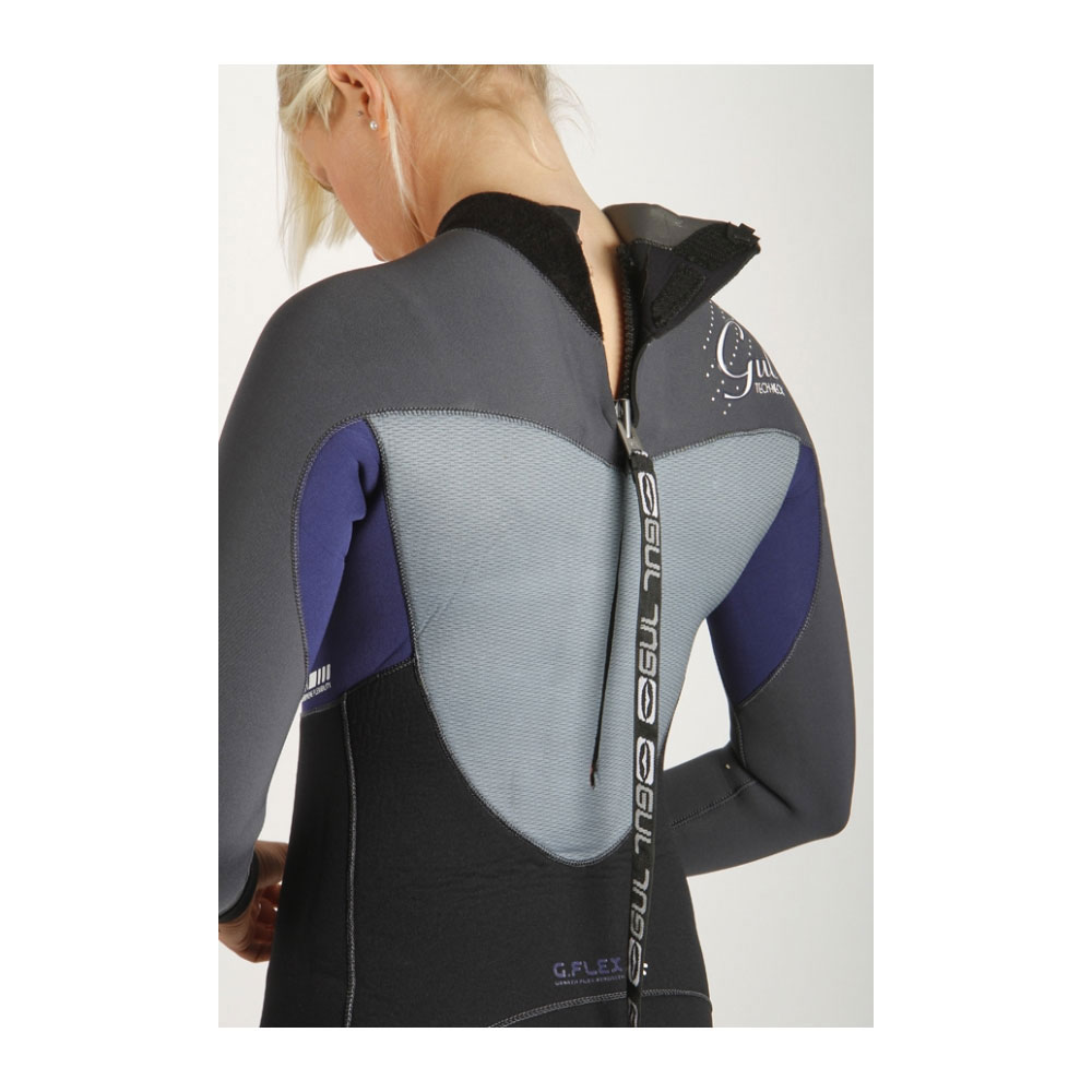 Gul Response Blindstitch Steamer 5/3mm Womens Wetsuit - Blk/Mul