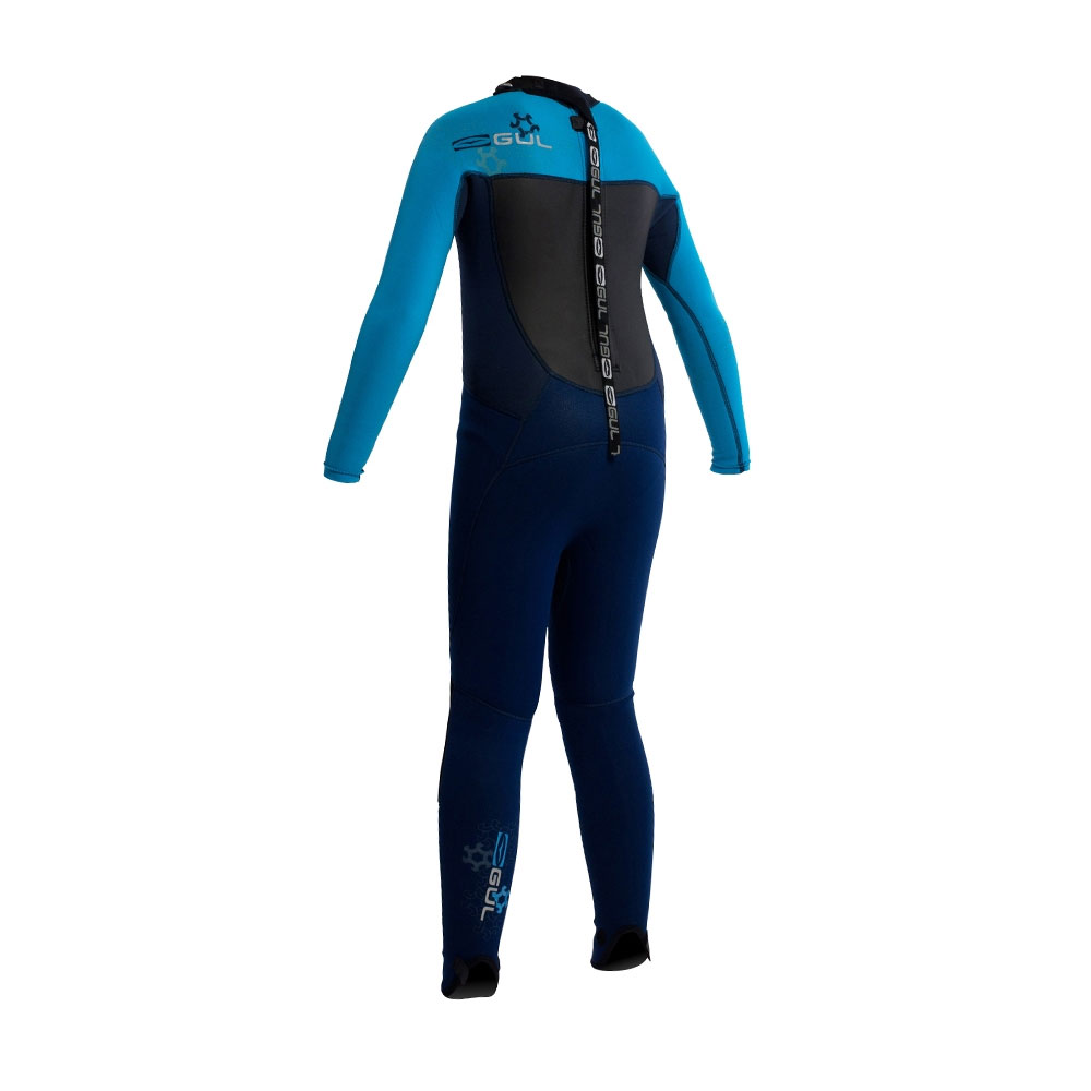 Gul Response Steamer 3/2mm Junior Wetsuit - Navy/Elec UK