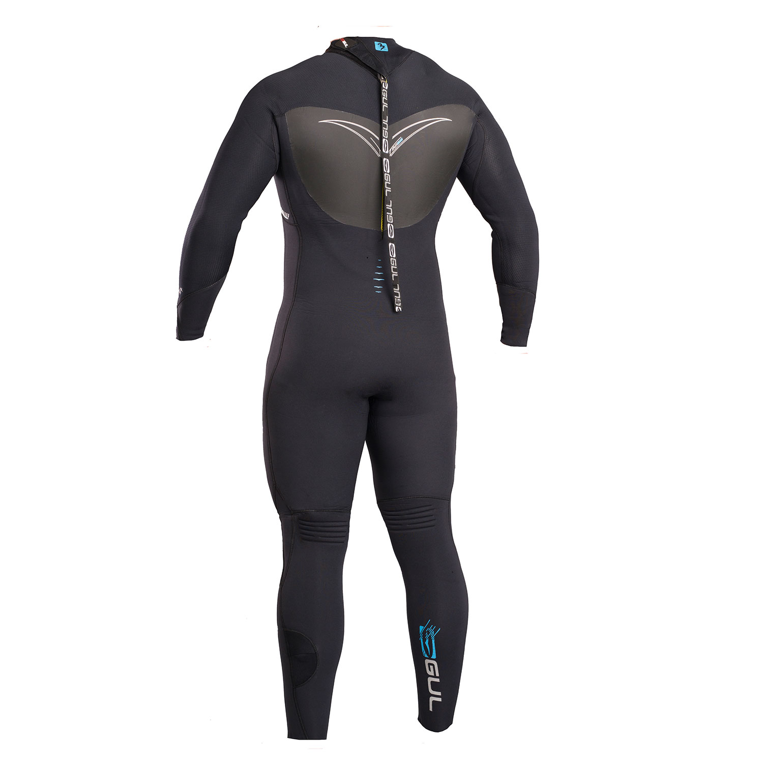 Gul FLEXOR III 5/4 Back Zip Blindstitch Wetsuit - Black UK