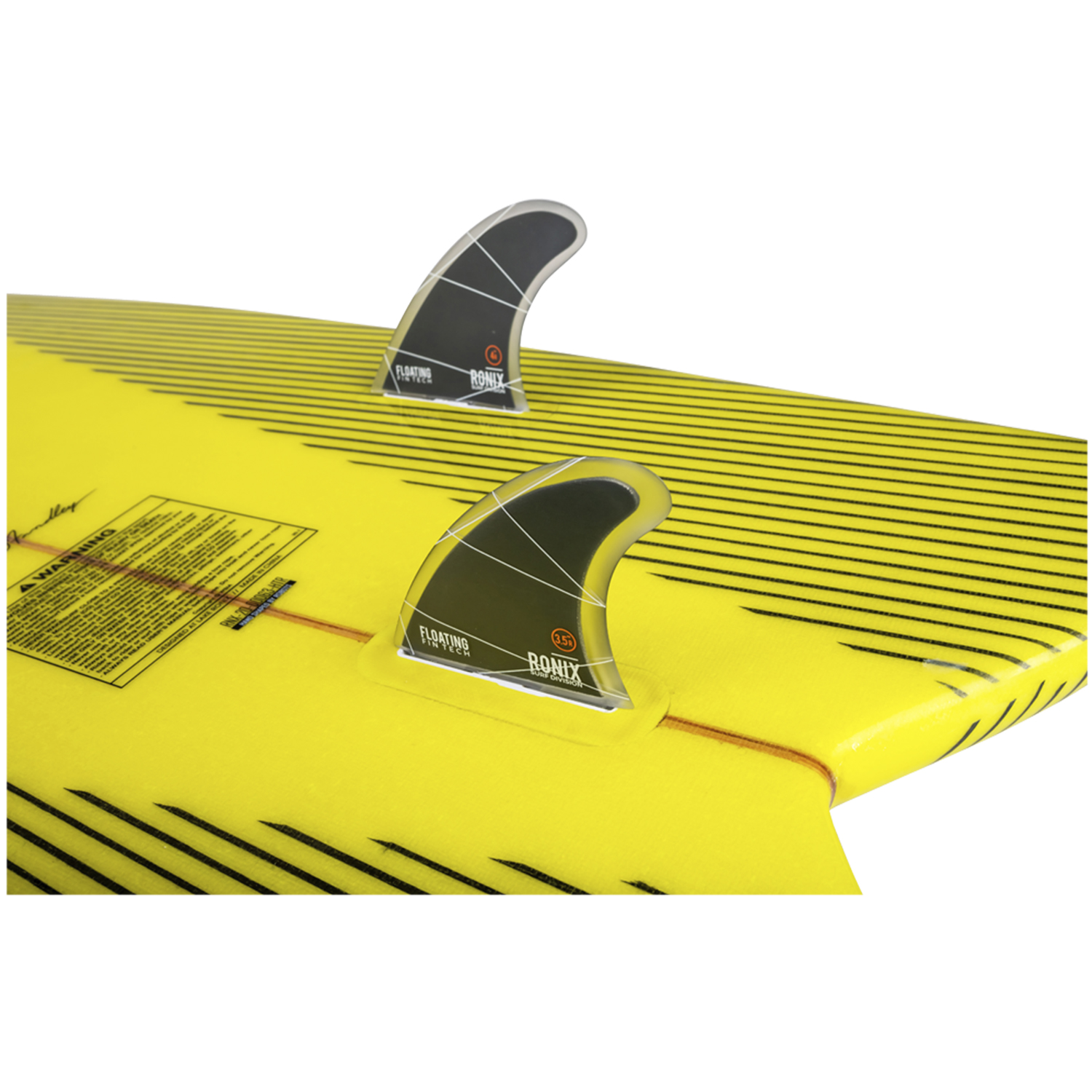 Ronix Koal Technora Powerfish+ Wakesurf - Yellow/Black
