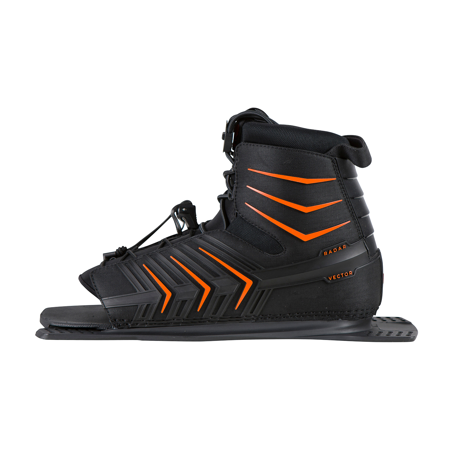 Radar Skis Vector Boot Rear Feather Frame - Black/Orange