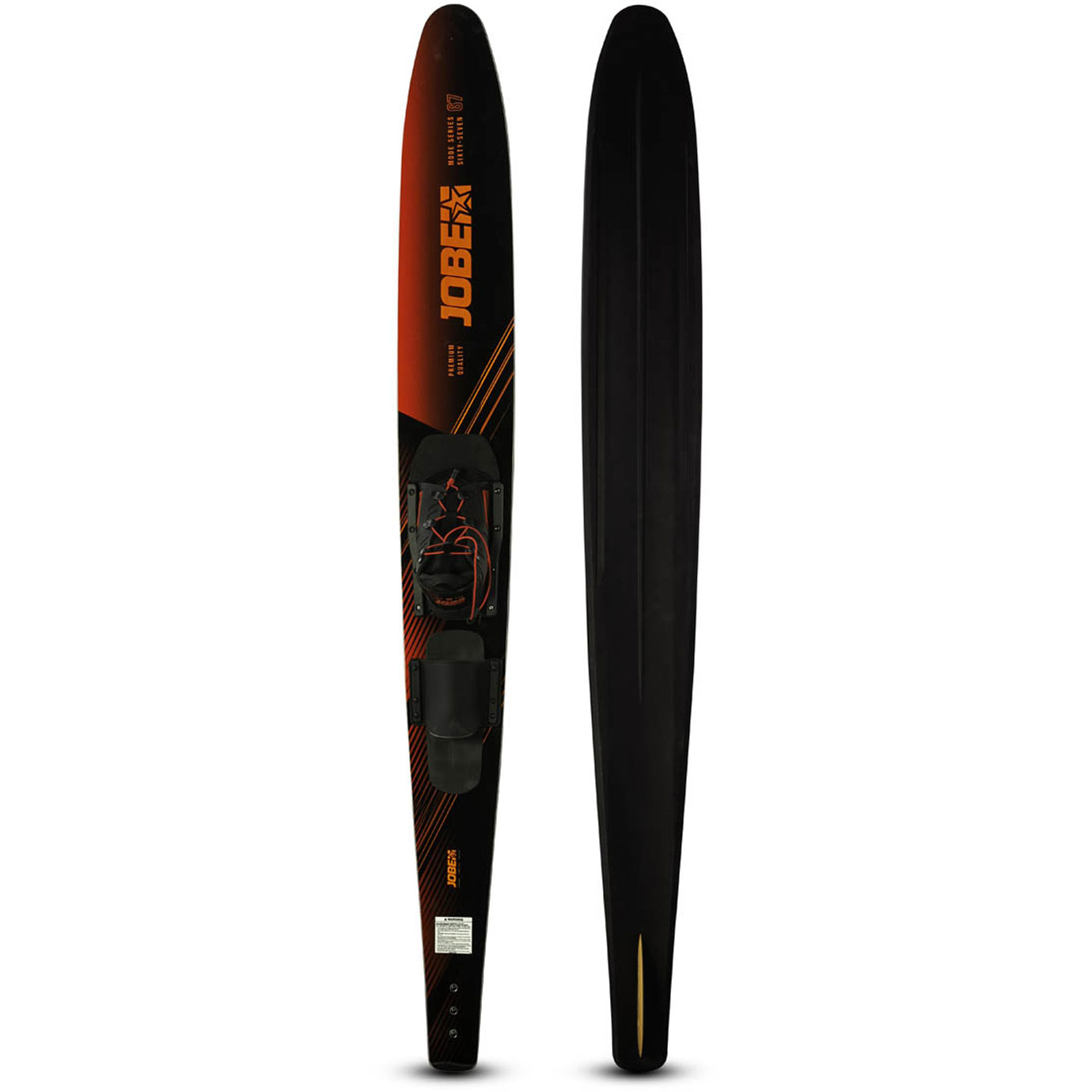 Jobe Mode 67" Slalom Water Ski 2021 - Black/Red | Coast Water Sports