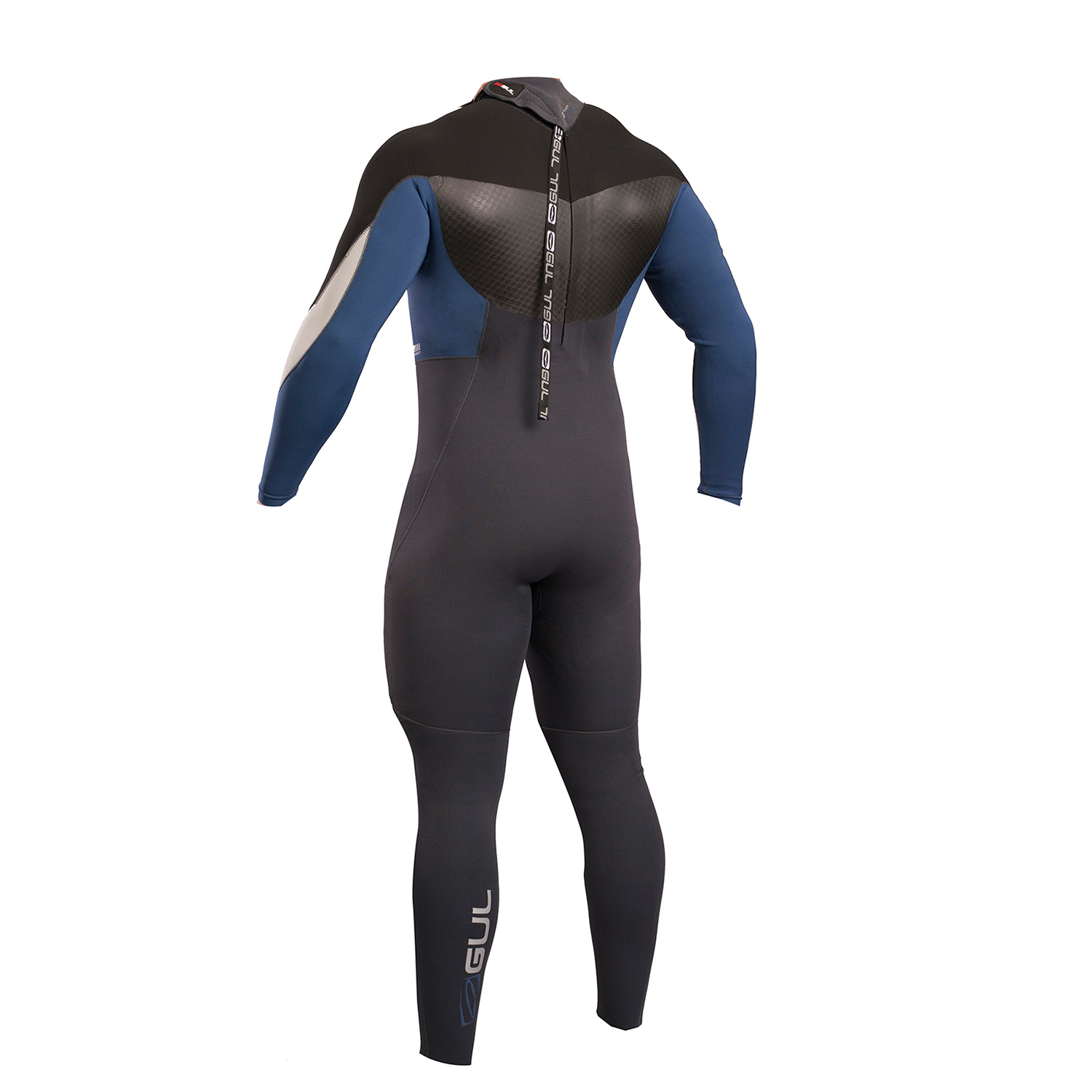Gul Response 3/2mm BS Wetsuit - Graphite/Blue UK