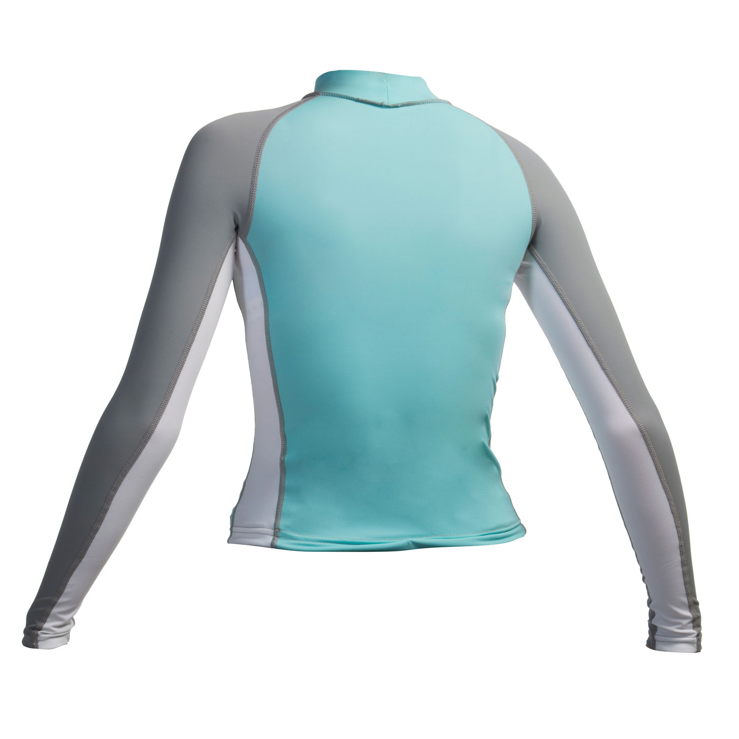 Gul Surf Junior Girls Long Sleeve Rashguard - Glacier/White