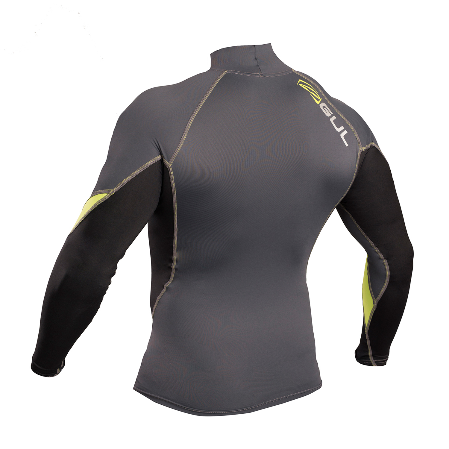 Gul Xola Long Sleeve Rashvest - Graphite/Lime